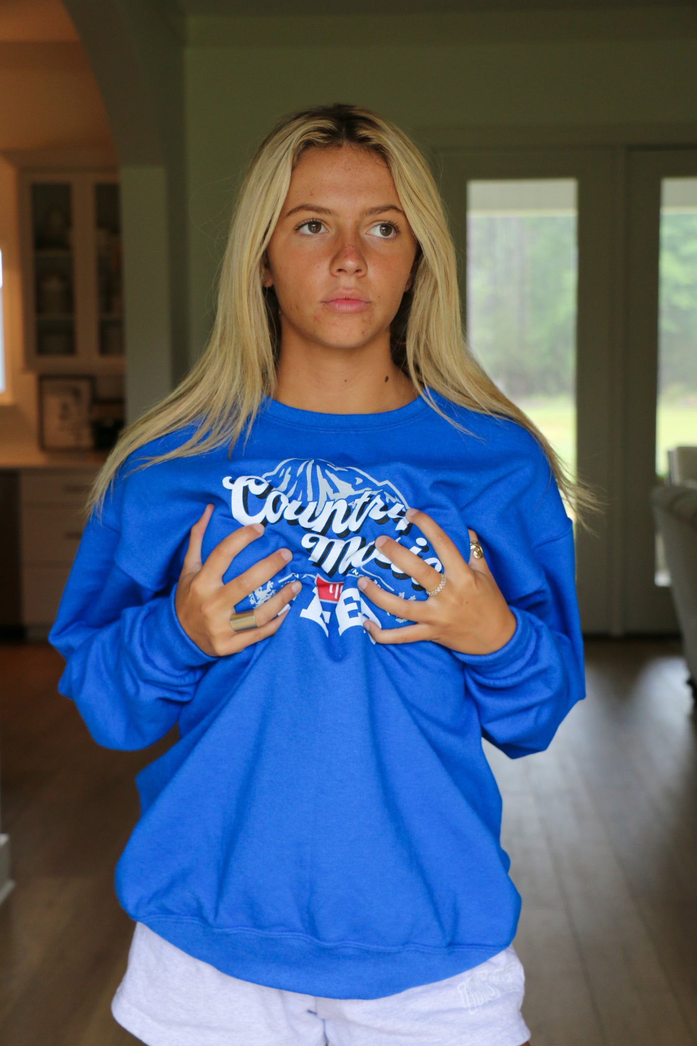 COUNTRY MUSIC & BEER Crewneck – Sadie Crowell